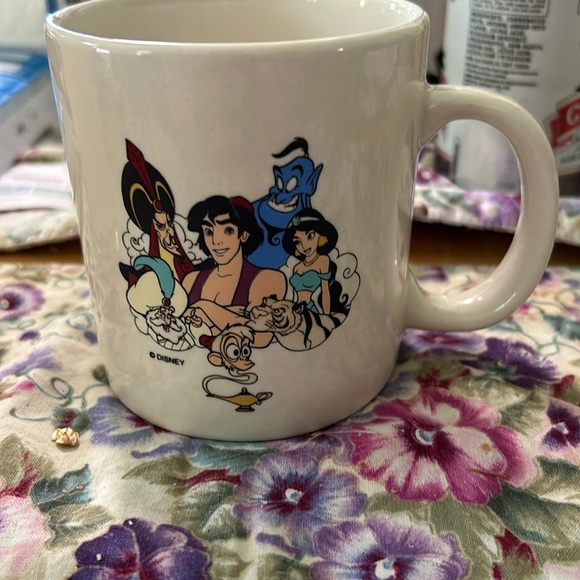 Disney | Dining | Full Size Aladdin Mug Featuring All The Characters ...